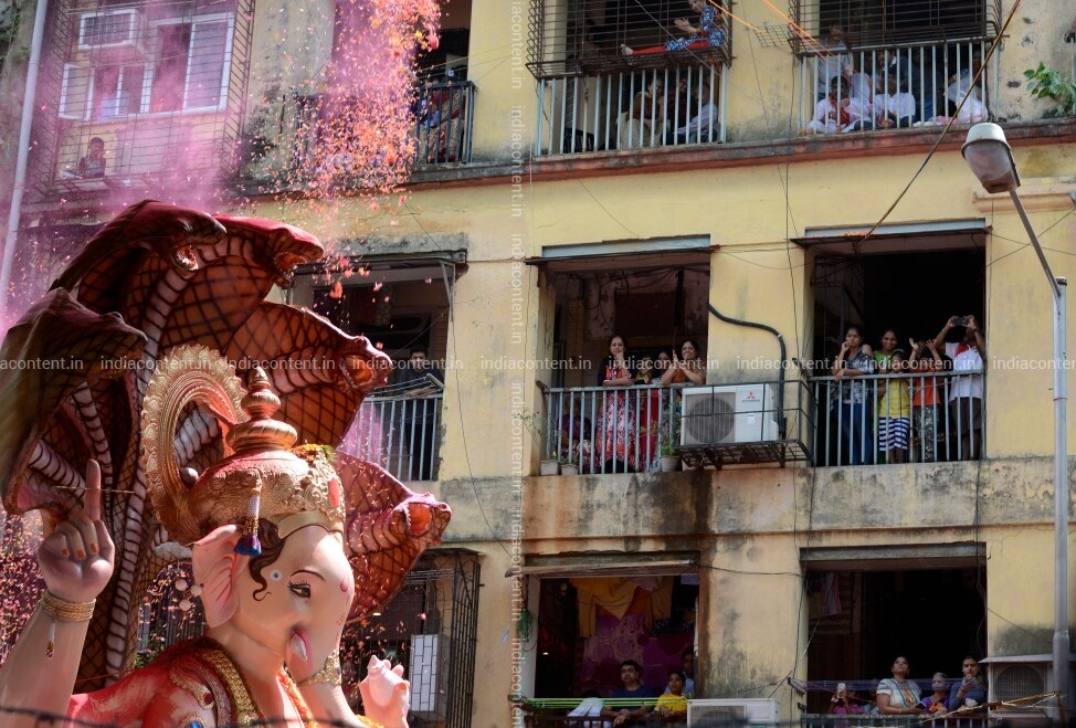 Buy Ganesh immersion procession Pictures, Images, Photos By Mandar ...