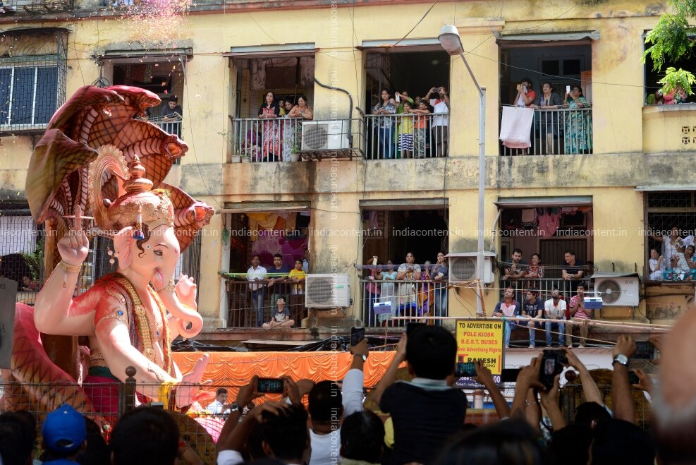 Buy Ganesh immersion procession Pictures, Images, Photos By Mandar ...