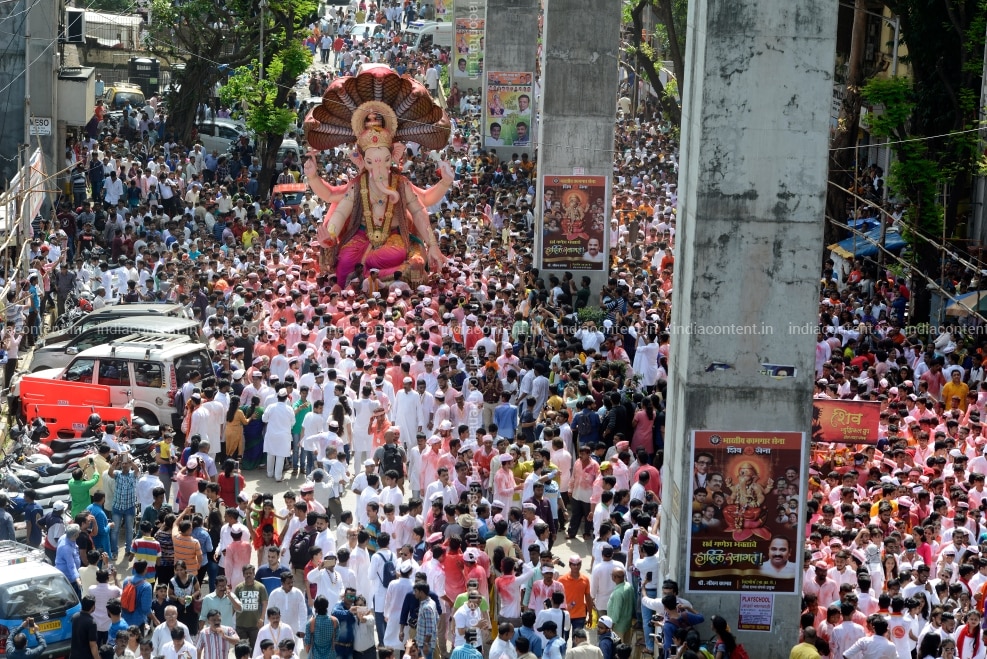 Buy Ganesh immersion procession Pictures, Images, Photos By Mandar ...