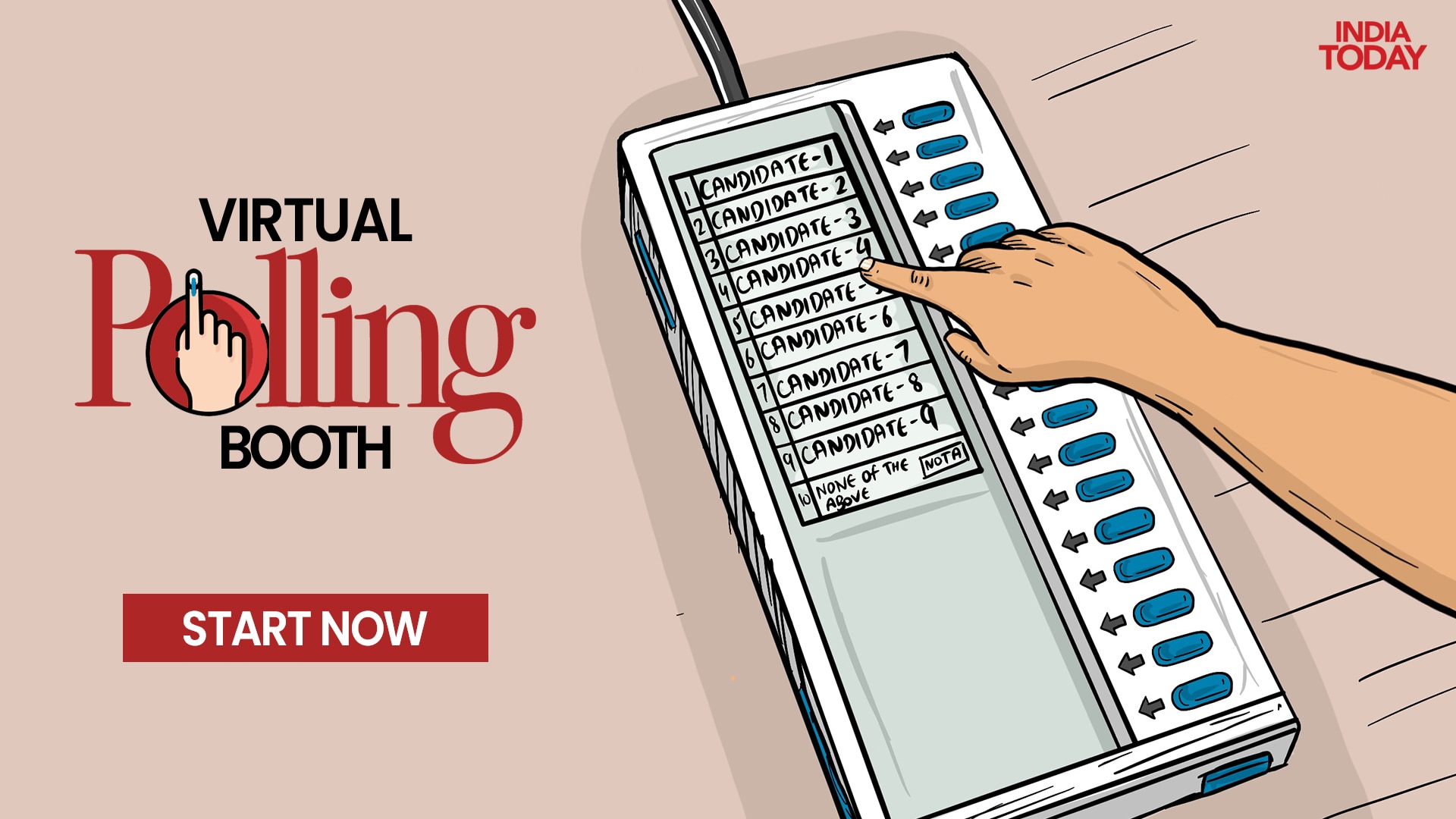 Virtual polling booth