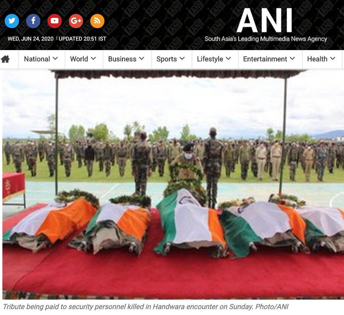 पड़ताल: क्या इस तस्वीर में गलवान घाटी के 20 शहीदों को श्रद्धांजलि दी जा ...