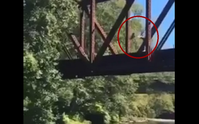 Watch: 4-year-old gets thrown off a bridge as his mother cheers - India ...