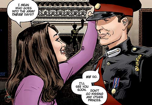Cartoon: A comic take on Kate-William wedding