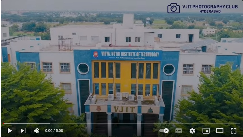 Vidya Jyothi Institute of Technology, Hyderabad Admission, Courses ...