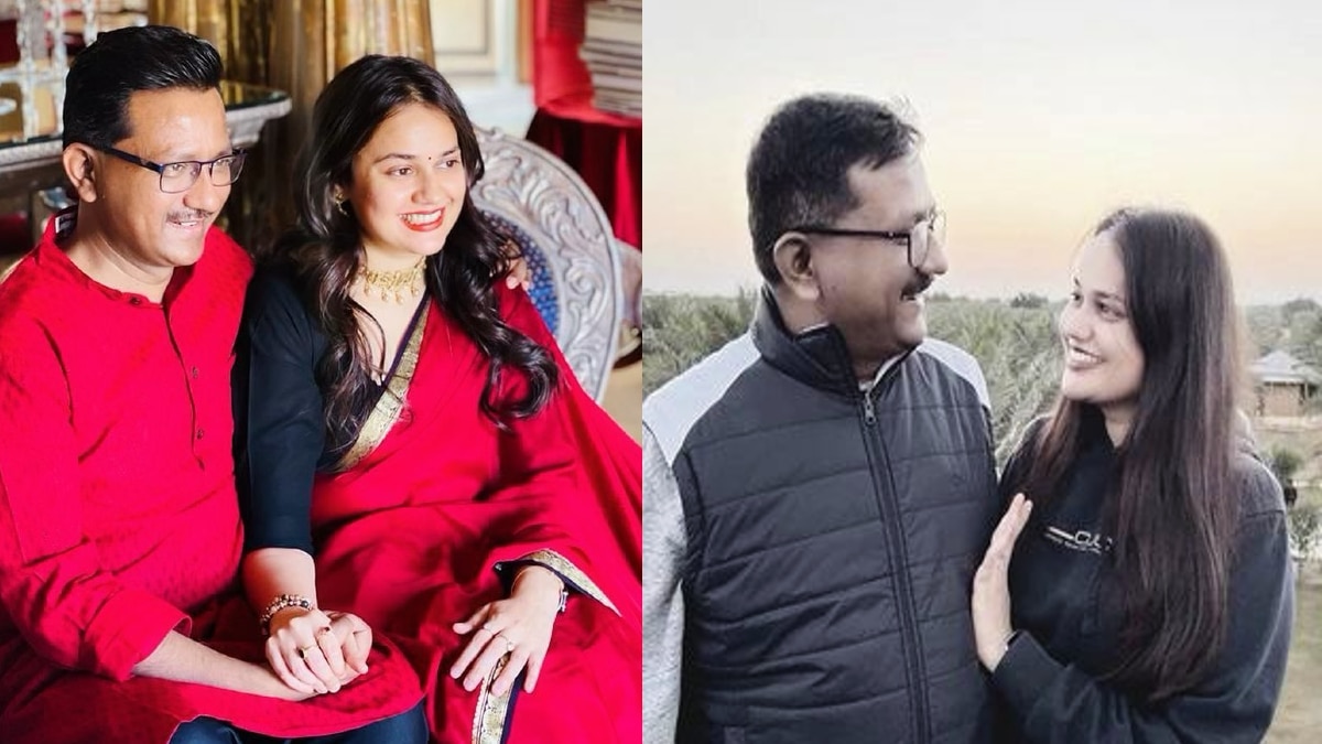 IAS टीना डाबी ने पति संग डाली रोमांटिक फोटो, हुई वायरल - Romantic photo ...