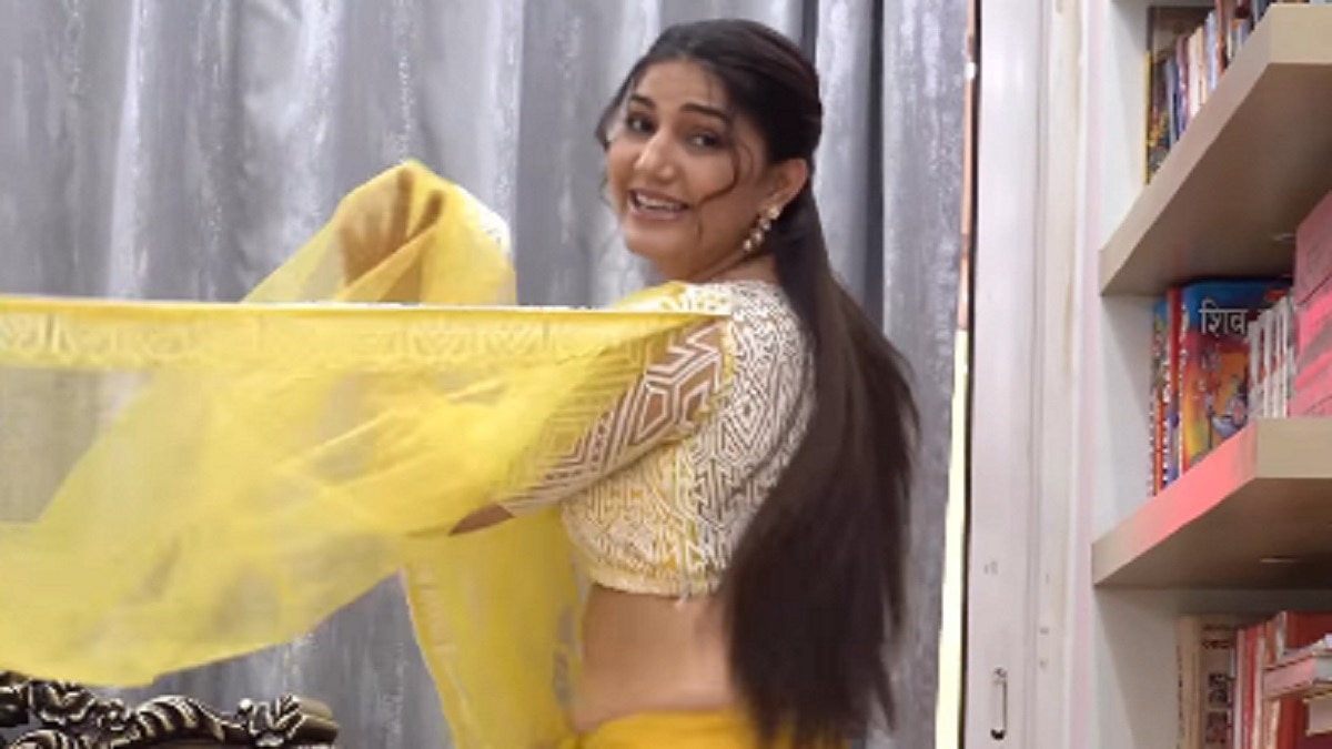 सपना चौधरी का पीली साड़ी में बोल्ड डांस, स्टाइल बना देगा दीवाना - Haryanvi singer sapna ...