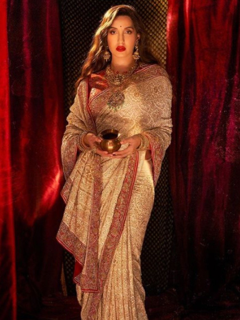 Celeb-Inspired Sarees For Durga Puja