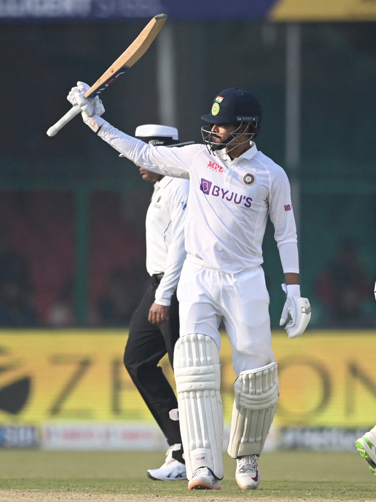 Iyer 30th Indian to hit 50 on Test debut