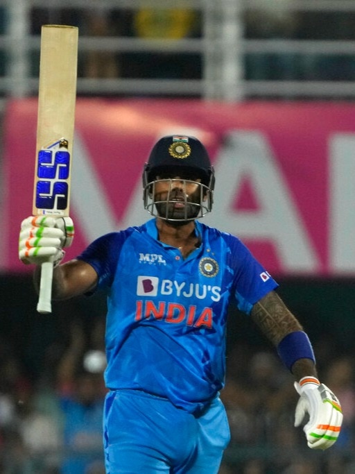 Suryakumar enters T20I record-books