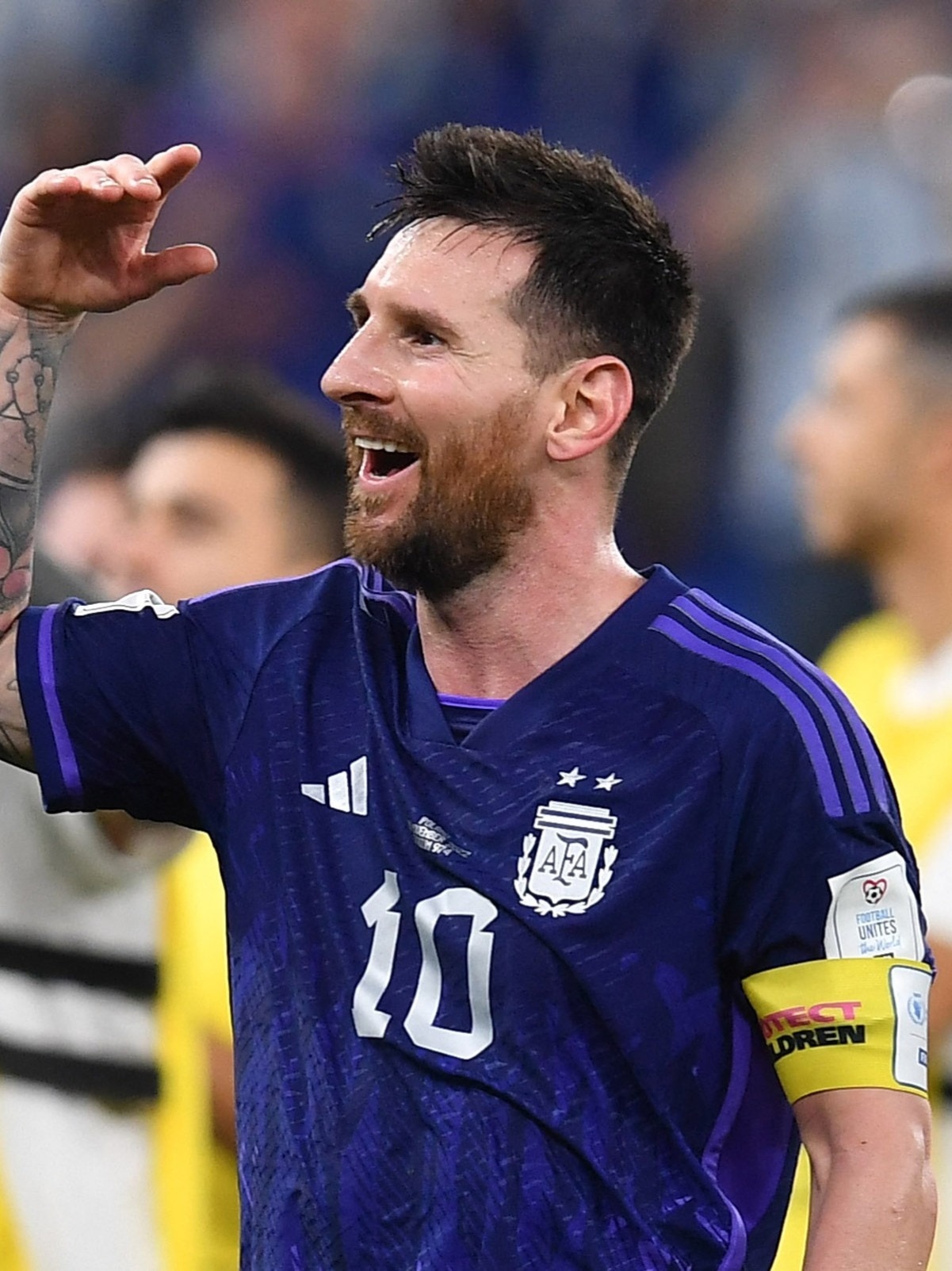 Messis WC gesture for MacAllister