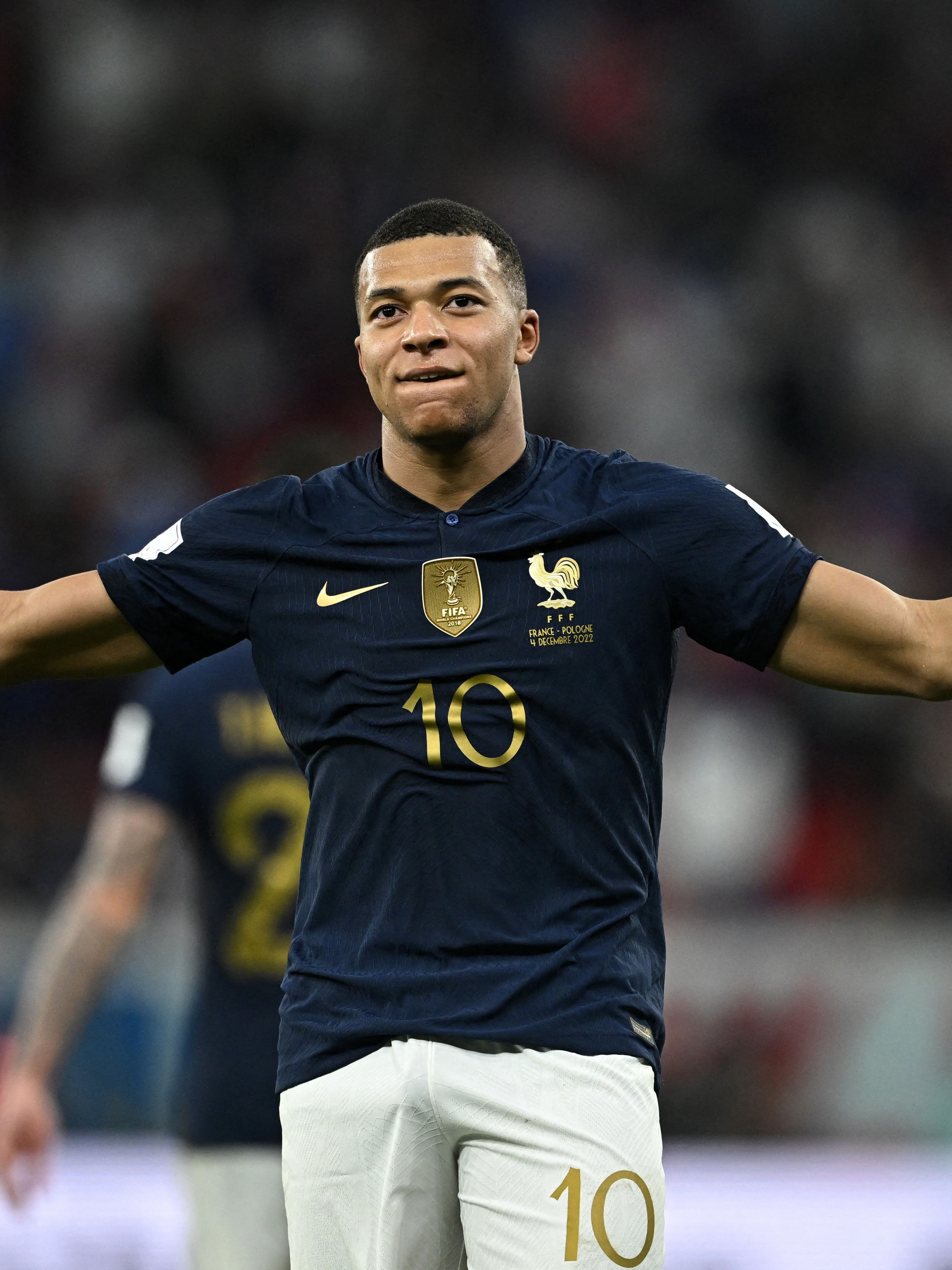 FIFA WC: Mbappe grazing with the GOATS