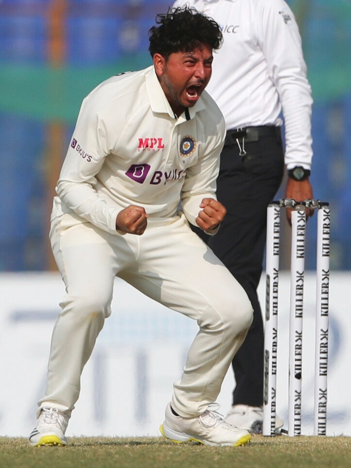 Kuldeep career-best floors Bangladesh