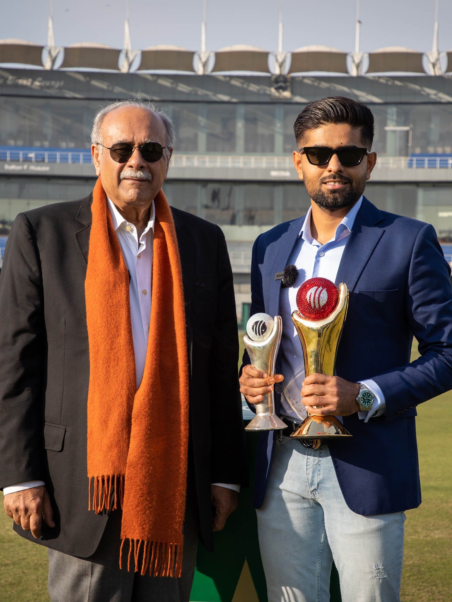 Babar Azam receives ICC awards in Pakistan