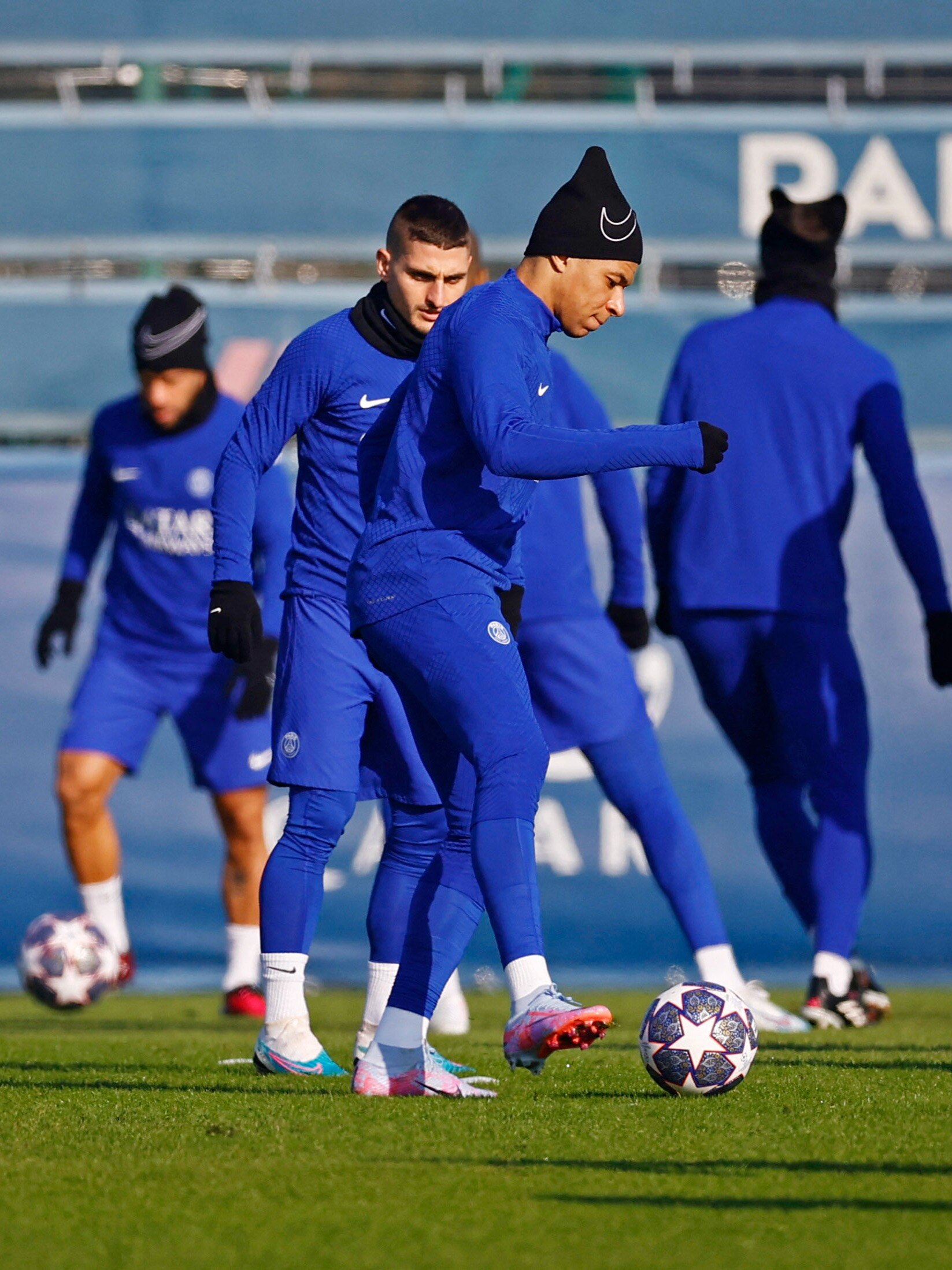 Messi, Mbappe train ahead of Bayern clash