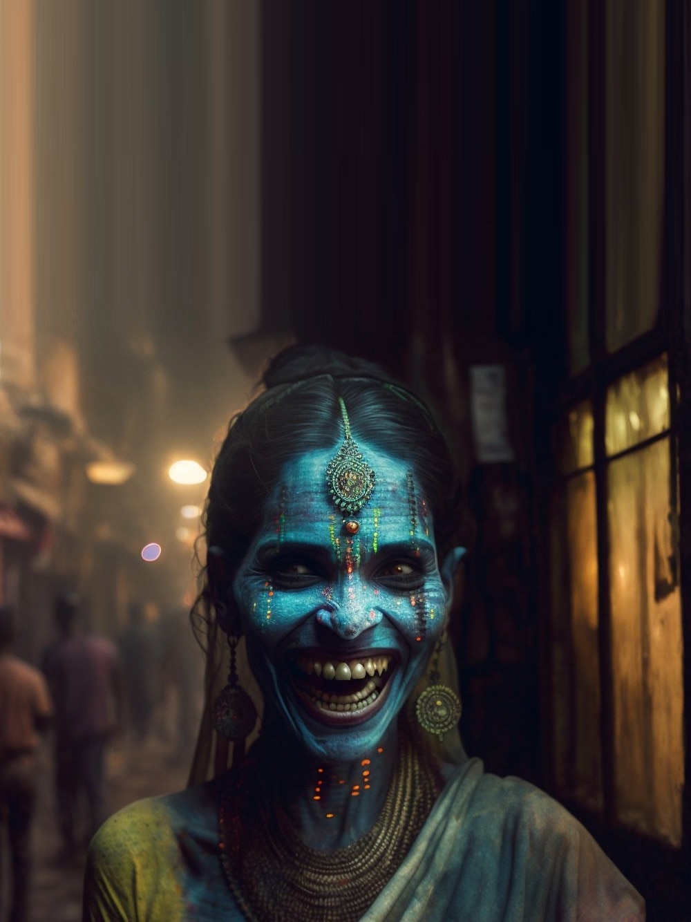 Spooky AI-generated images featuring haunted side of Old Delhi, Digital artist Prateek Arora ...