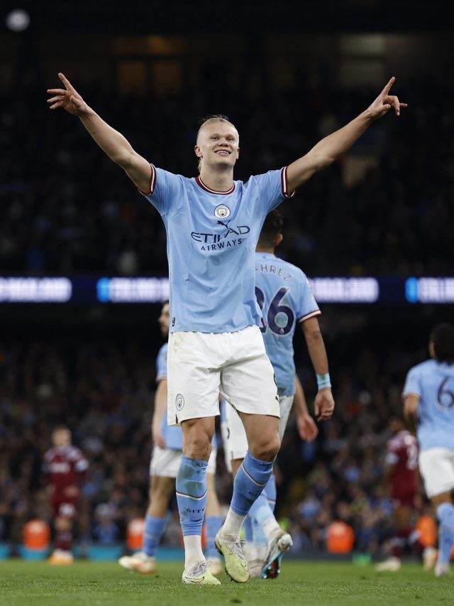 Erling Haaland leads top-scorers list in UCL