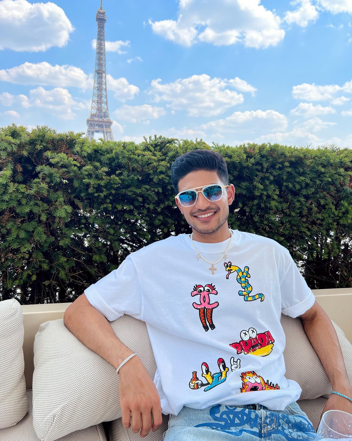 Shubman Gill's day out in Paris
