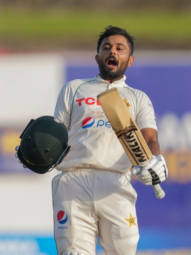 Sl Vs Pak Pakistans Saud Shakeel Scripts Test History