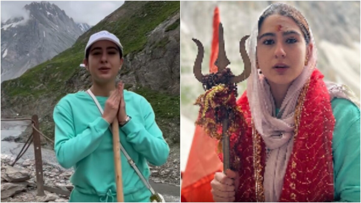 सावन के महीने में अमरनाथ धाम पहुंचीं सारा, दिल छू लेगा वीडियो - Sara ...