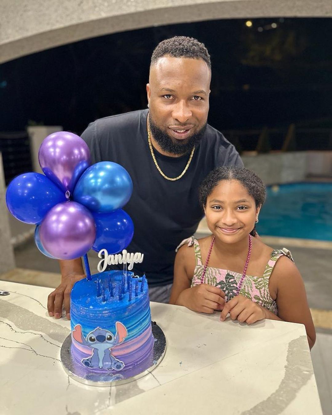 Pollard celebrates princess daughter’s birthday