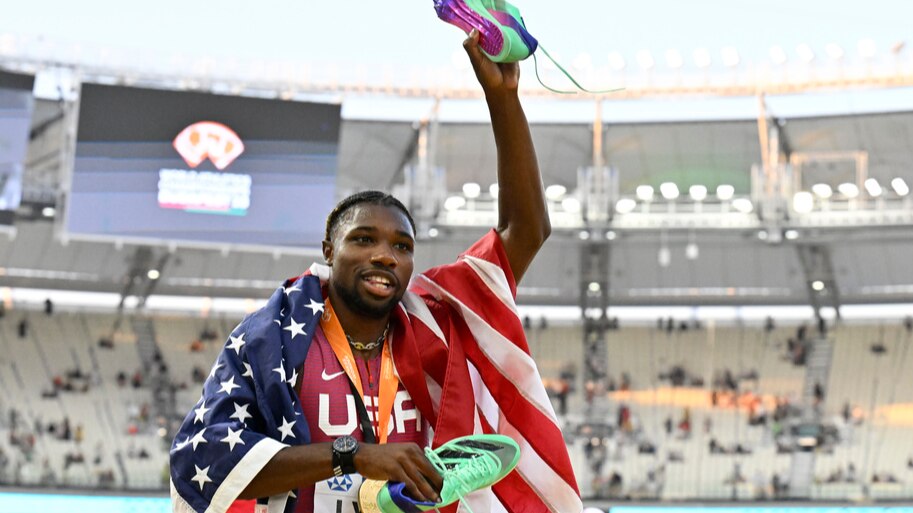 Noah Lyles eyes Usain Bolt's record after 100m crown