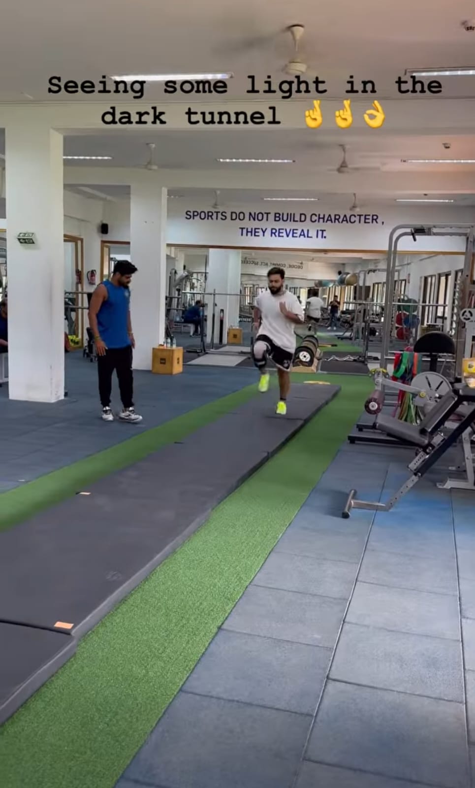 Light at end of dark tunnel: Pant recovering strong