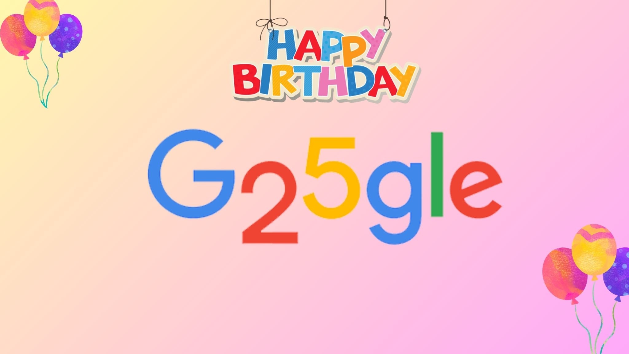 Google Logo Changes Over The Years As It Turns 25 Today!