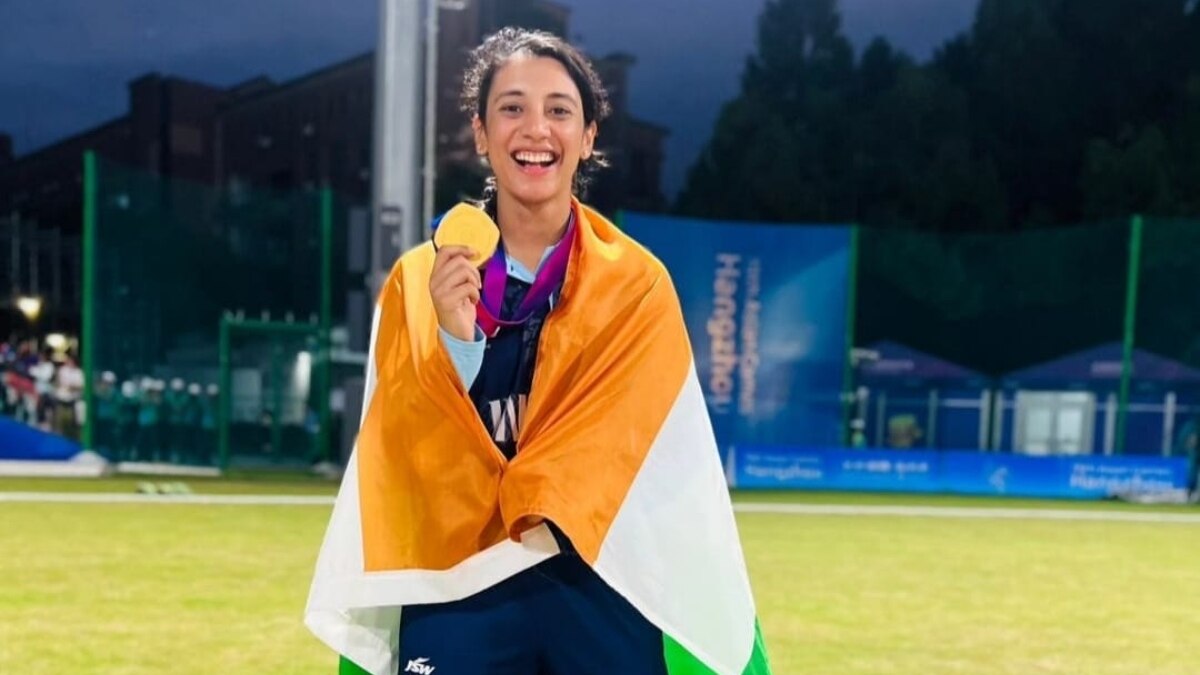 സ്വർണ തിളക്കത്തിൽ സ്‌മൃതി മന്ദാന