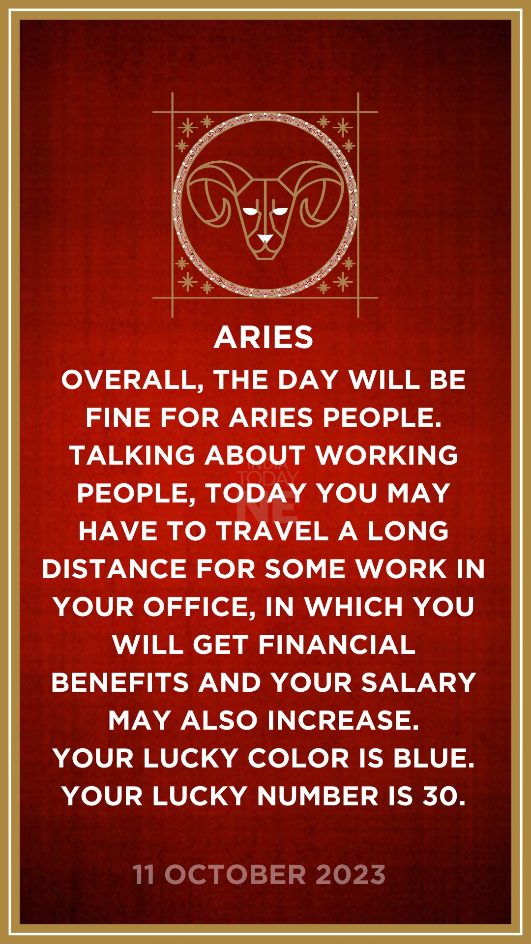 Daily Horoscope All Zodiac Sign October 11
