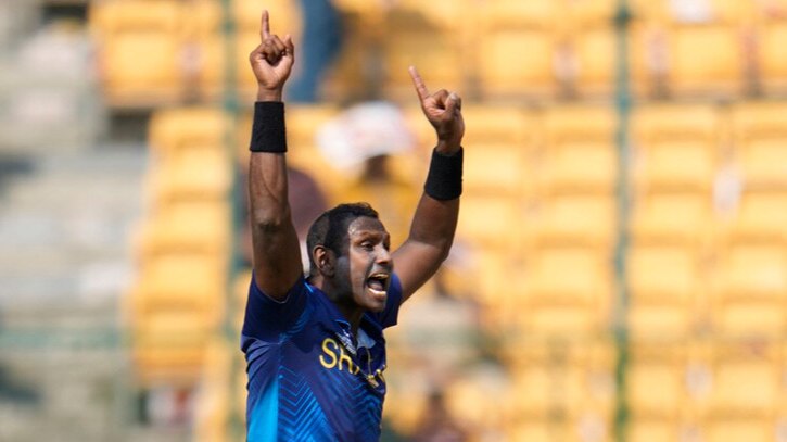 Angelo Mathews shines on CWC 2023 debut