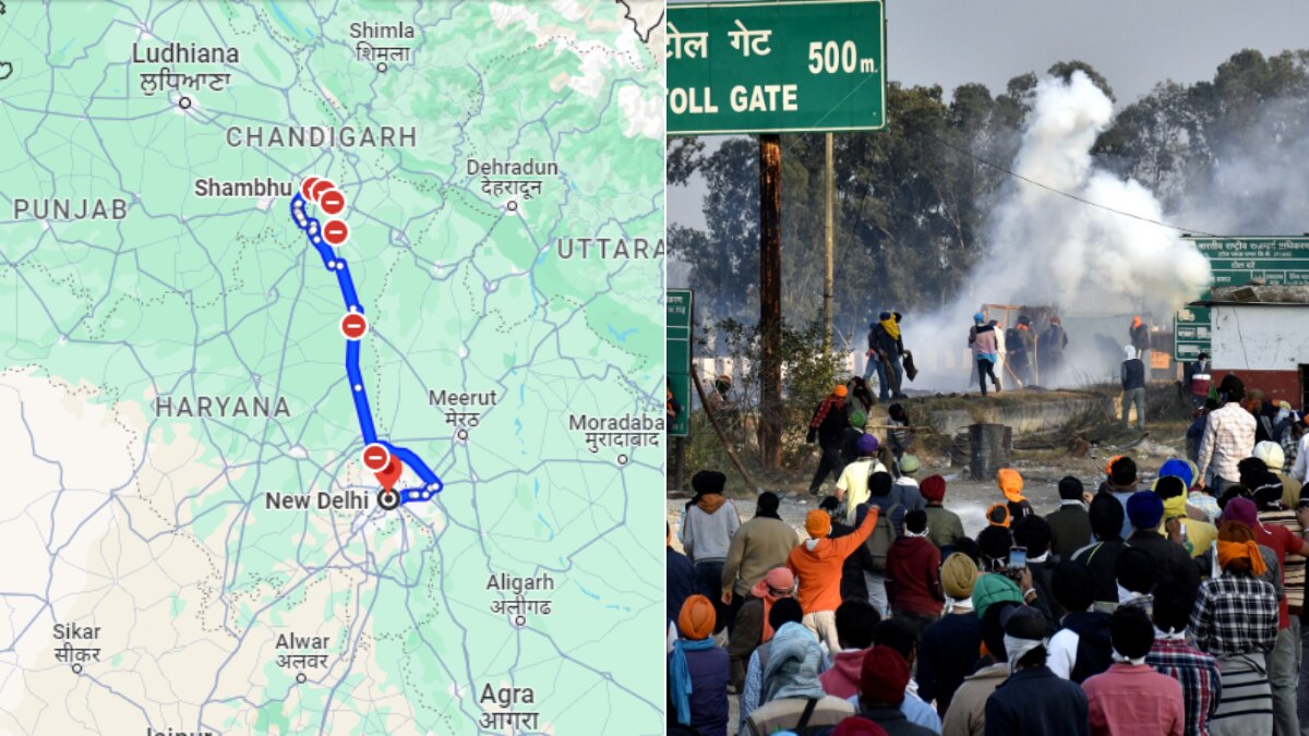 कहां है शंभू बॉर्डर? किसान आंदोलन में जहां तीन दिन से हो रहा बवाल ...