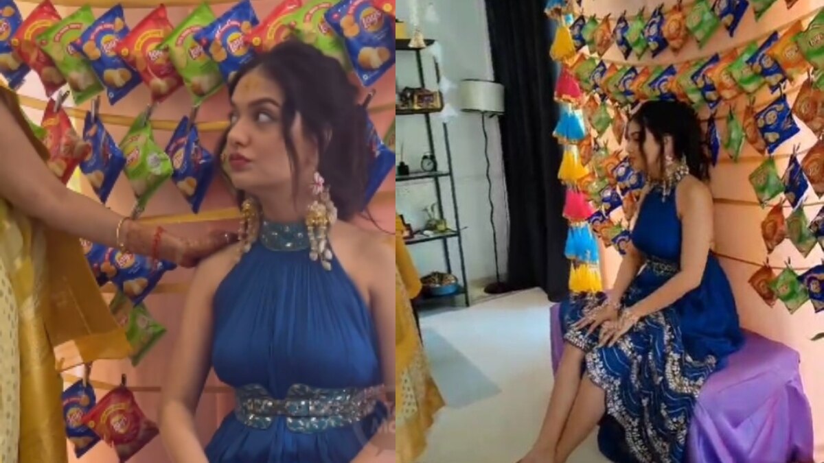 'करोड़पति बिजनेसमैन की दुल्हन और हल्दी पर चिप्स की सजावट', ट्रोल हुईं दिव्या - Divya agarwal ...