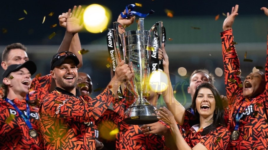 SA20: Kavya Maran joins SunRisers trophy celebration