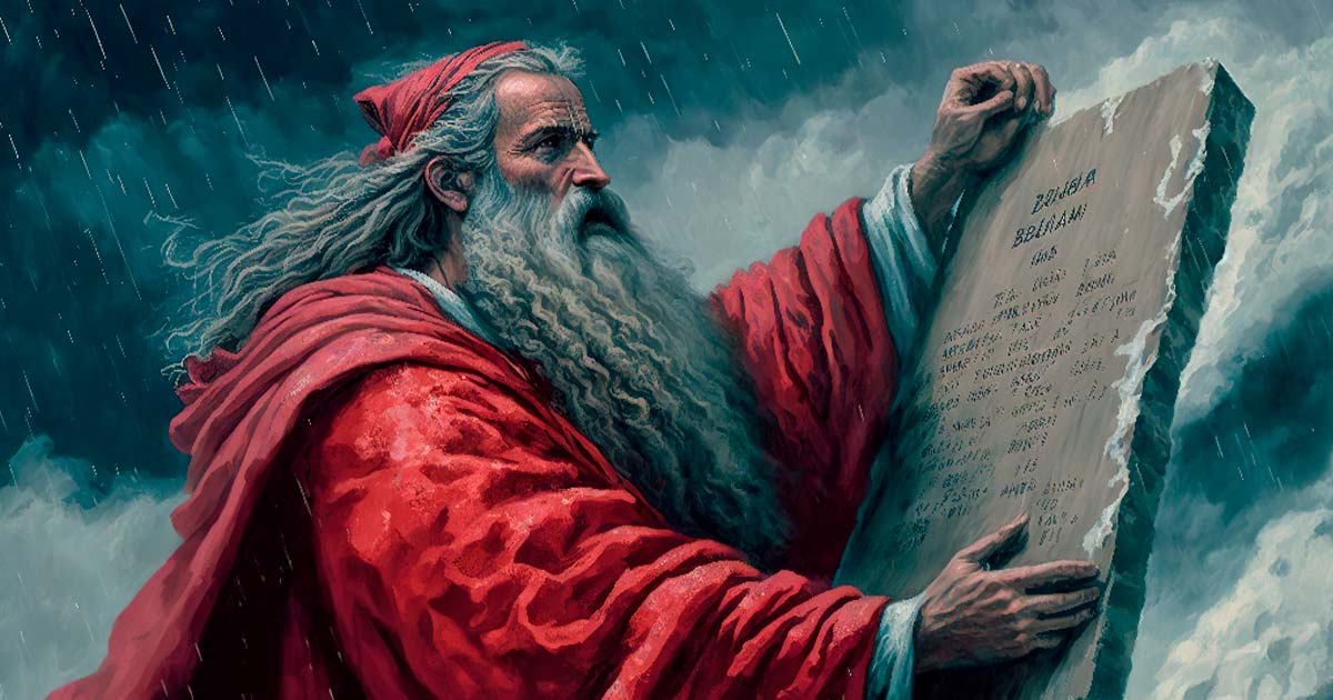 Who was Moses and how did he influence Israel and Judaism in 1500 BC?
